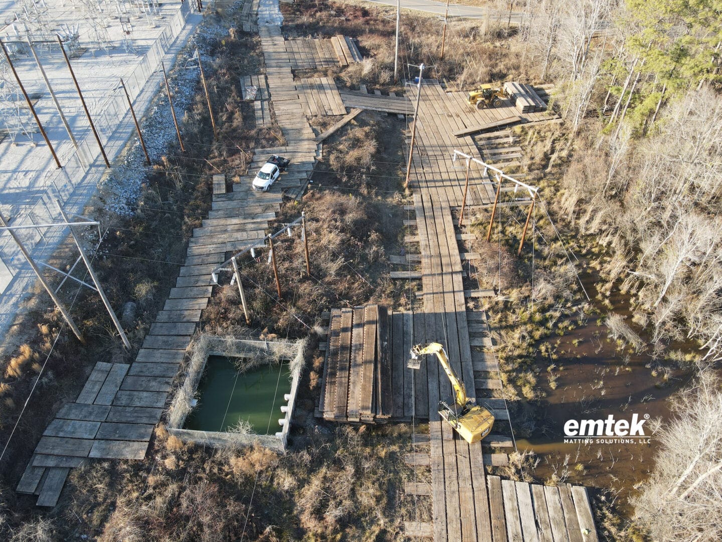 Project Gallery - Dakota Matting | MBE, WBE Access Mats & Ground Protection